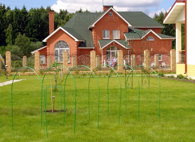 Дуги для парника металлические длина 2,9м (трубка в ПВХ d=9мм, толщ. 0 ...